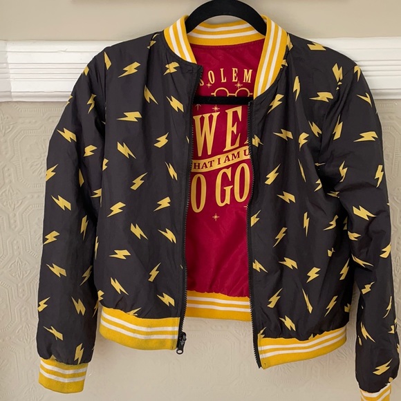 Jackets & Coats | Kids Lightning Bolt Jacket Black And Yellow | Poshmark